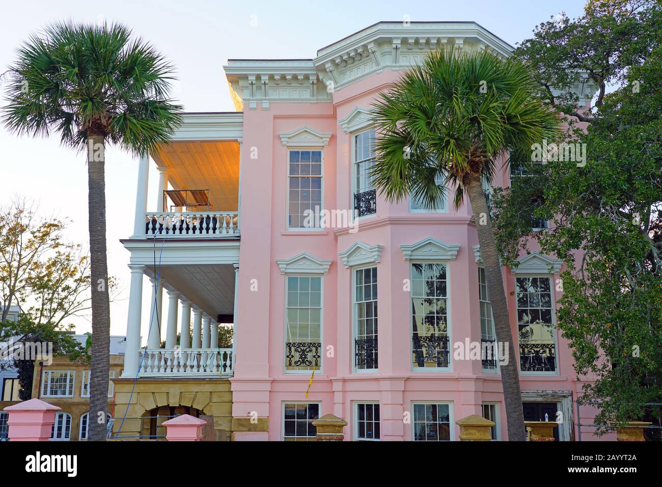 CHARLESTON, SC -21 NOV 2019- View of the Charleston Old and Historic ...