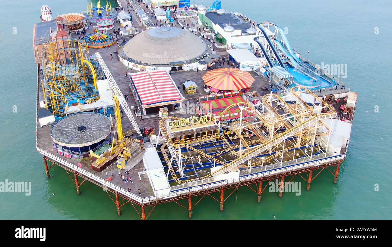 Brighton view approaching sea hi-res stock photography and images - Alamy