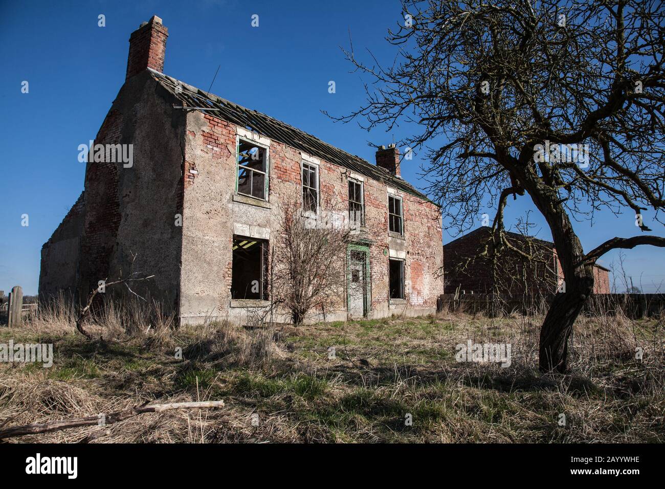 Old farm buildings, Wynyard, Teesside Stock Photo - Alamy