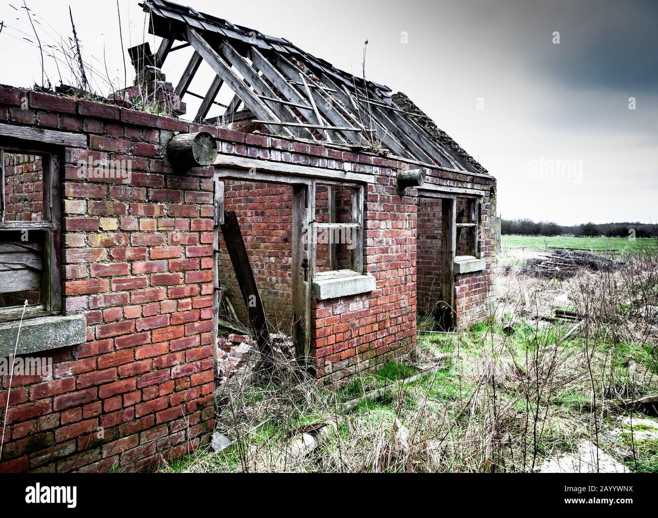 Old farm buildings, Wynyard, Teesside Stock Photo - Alamy