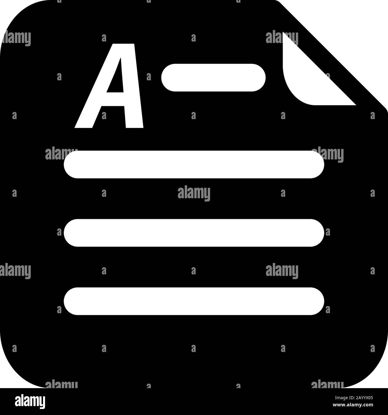 Document icon template design vector template Stock Vector Image & Art ...