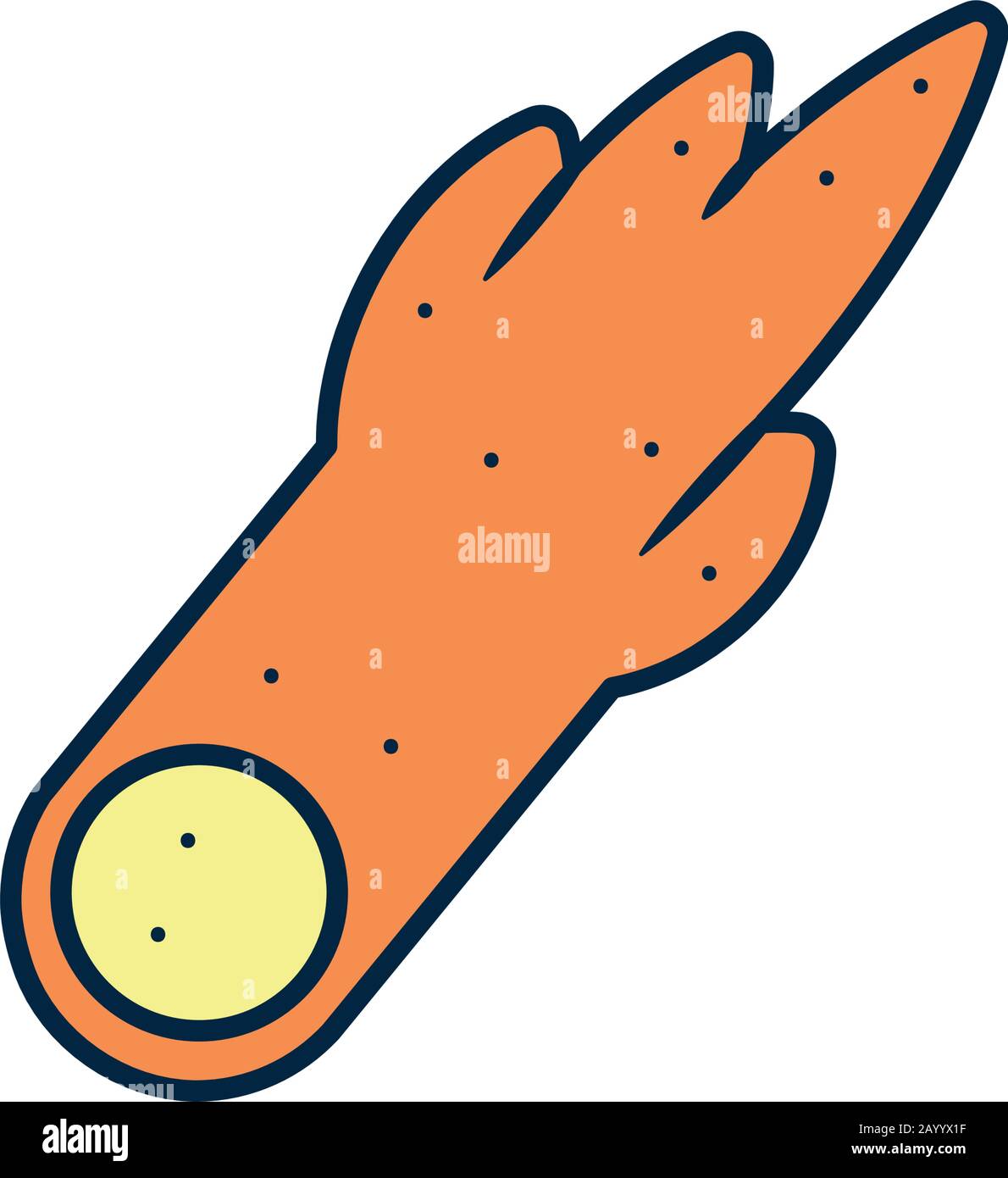 Comet line fill style icon of Space futuristic cosmos outside universe ...