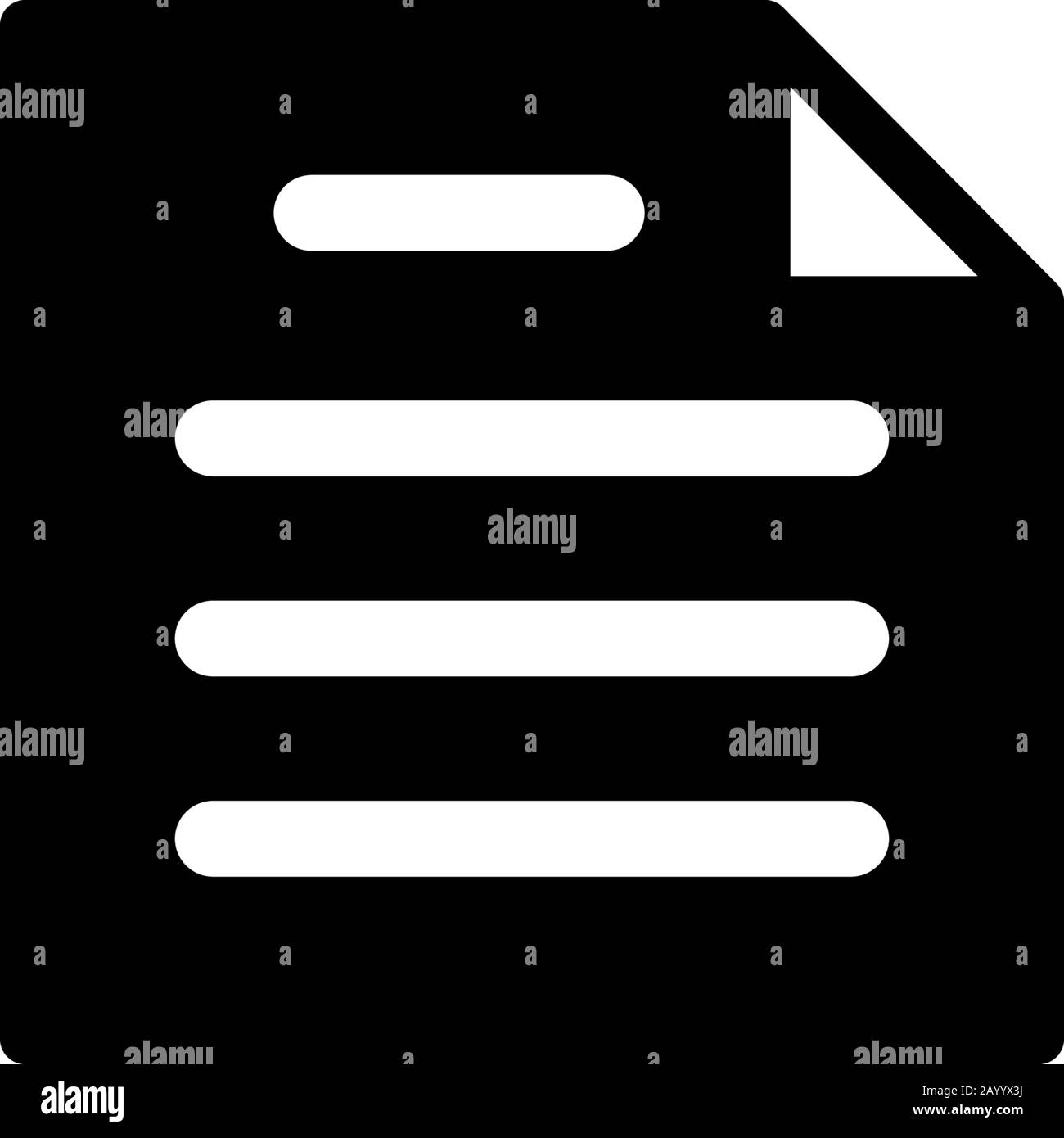 Document icon template design vector template Stock Vector Image & Art ...