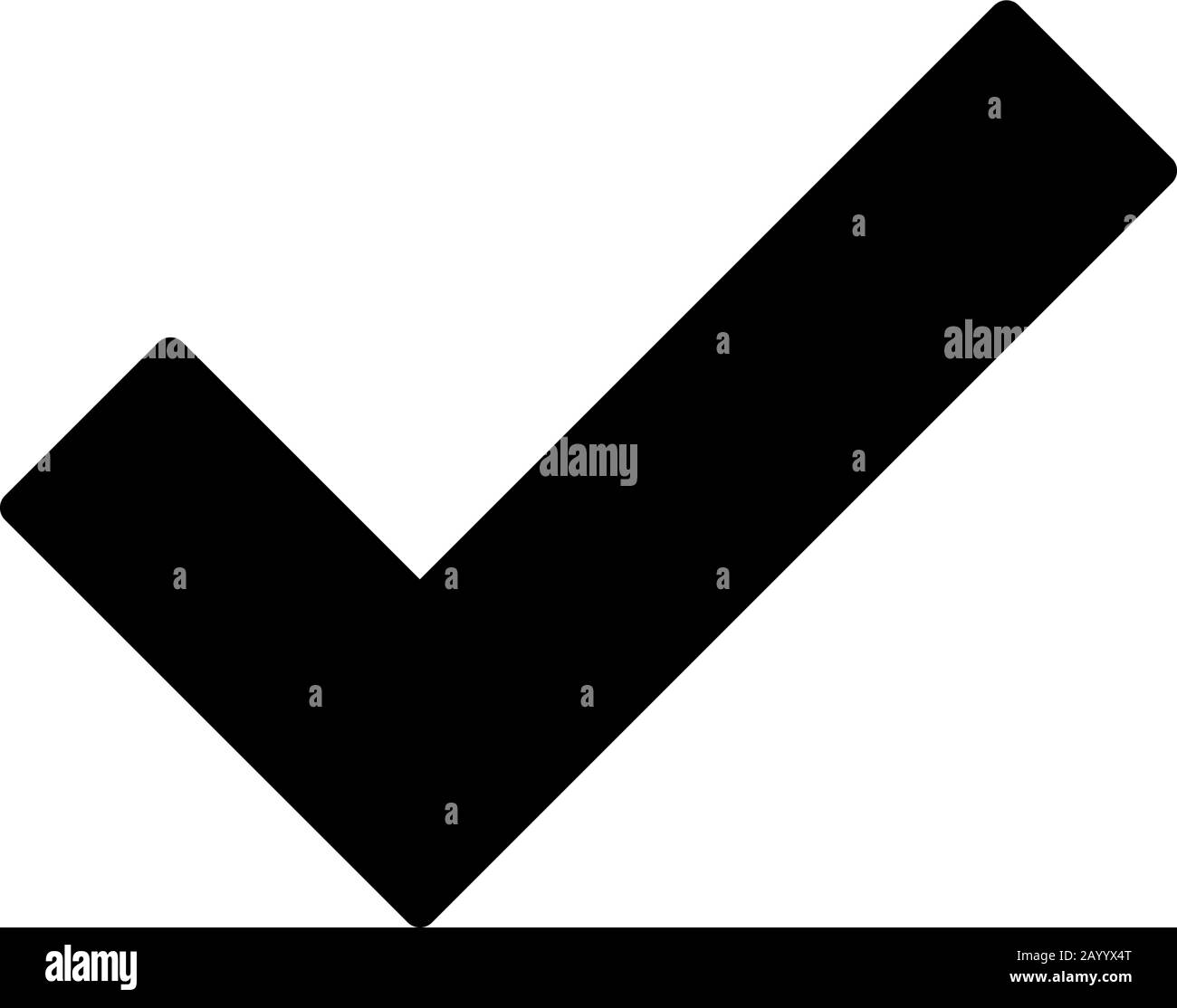 Circle check icon Black and White Stock Photos & Images - Alamy