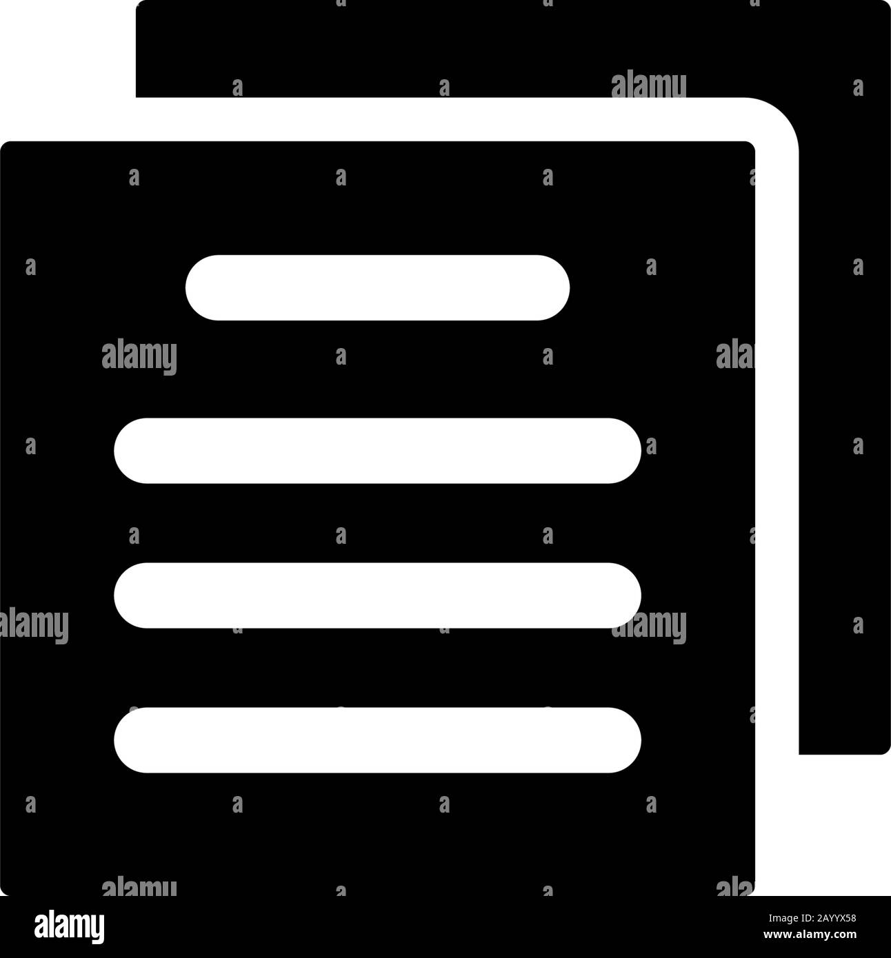 Document icon template design vector template Stock Vector Image & Art ...