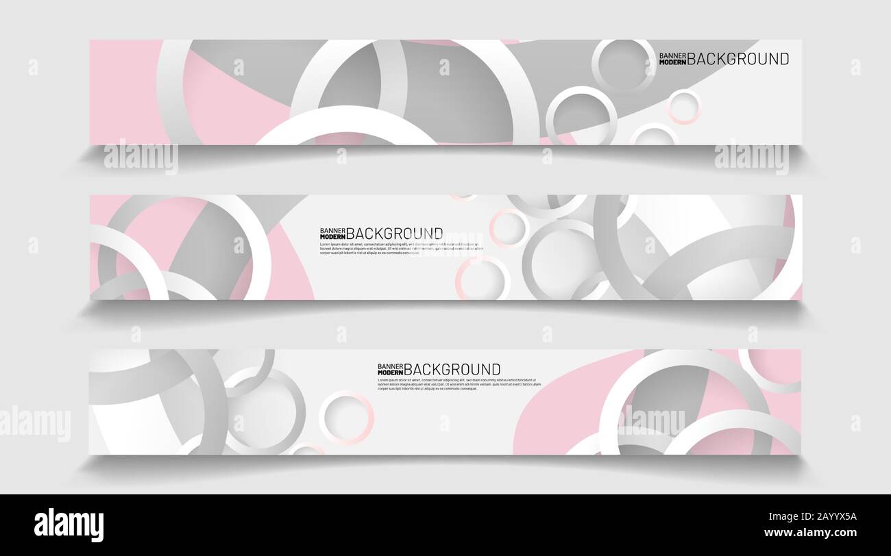 Collection of rectangular banners. Abstract vector background for your ...