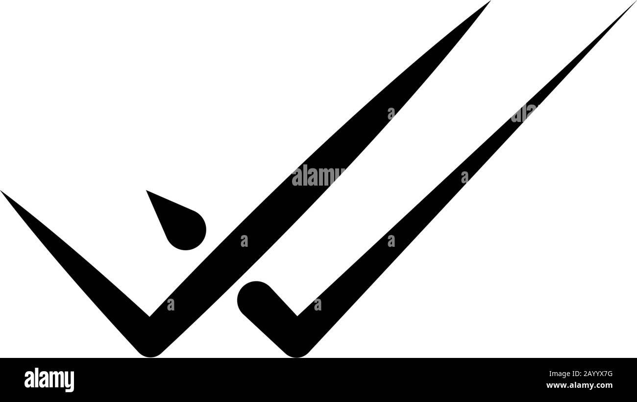 Check symbol design Black and White Stock Photos & Images - Alamy