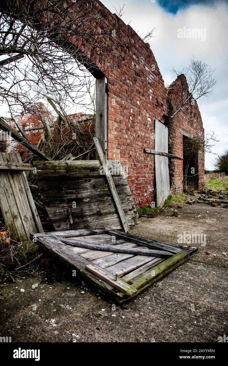 Old farm buildings, Wynyard, Teesside Stock Photo - Alamy