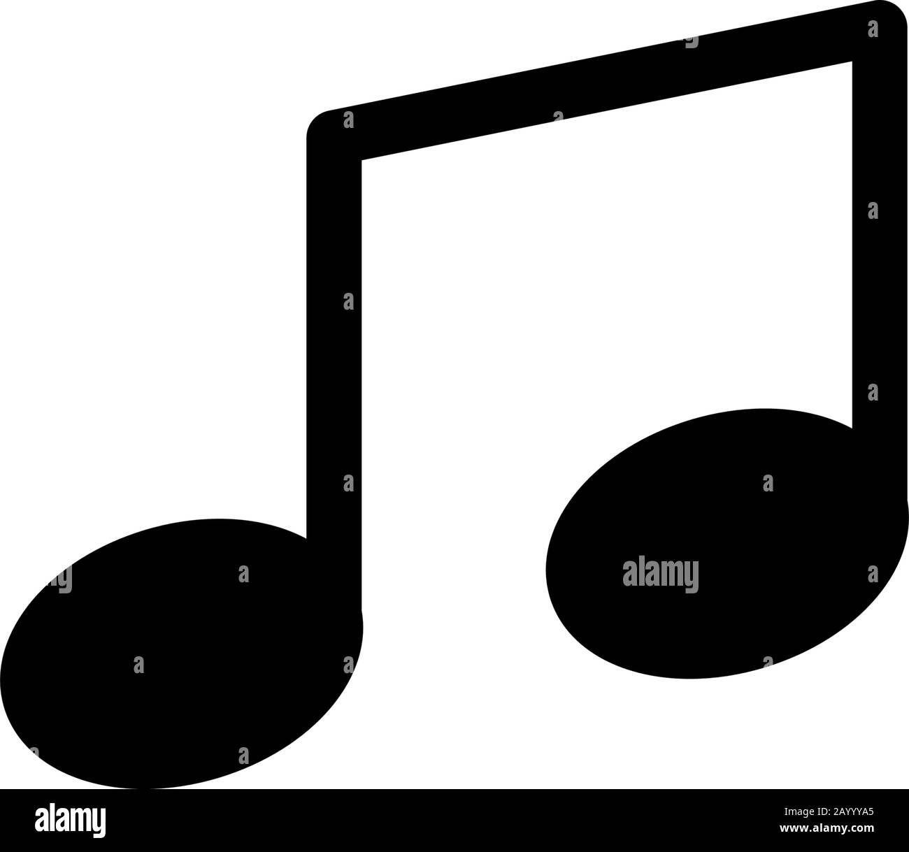 Music icon design template. Vector illustration Stock Vector Image ...
