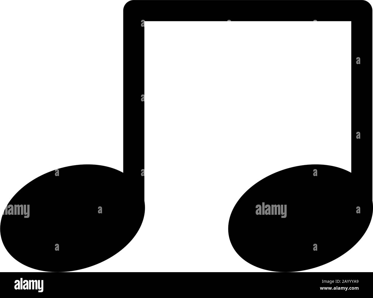 Music icon design template. Vector illustration Stock Vector Image ...