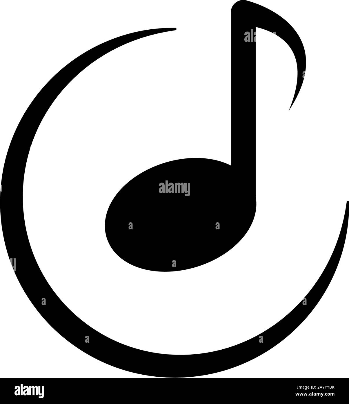 Music icon design template. Vector illustration Stock Vector Image ...