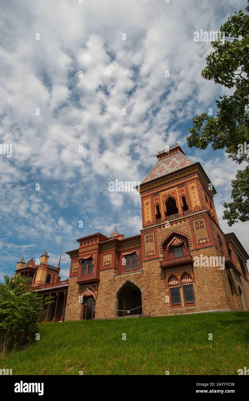The Persian style mansion built by the painter Frederic Edwin Church at ...