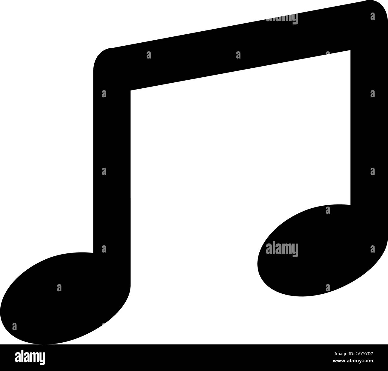 Music icon design template. Vector illustration Stock Vector Image ...