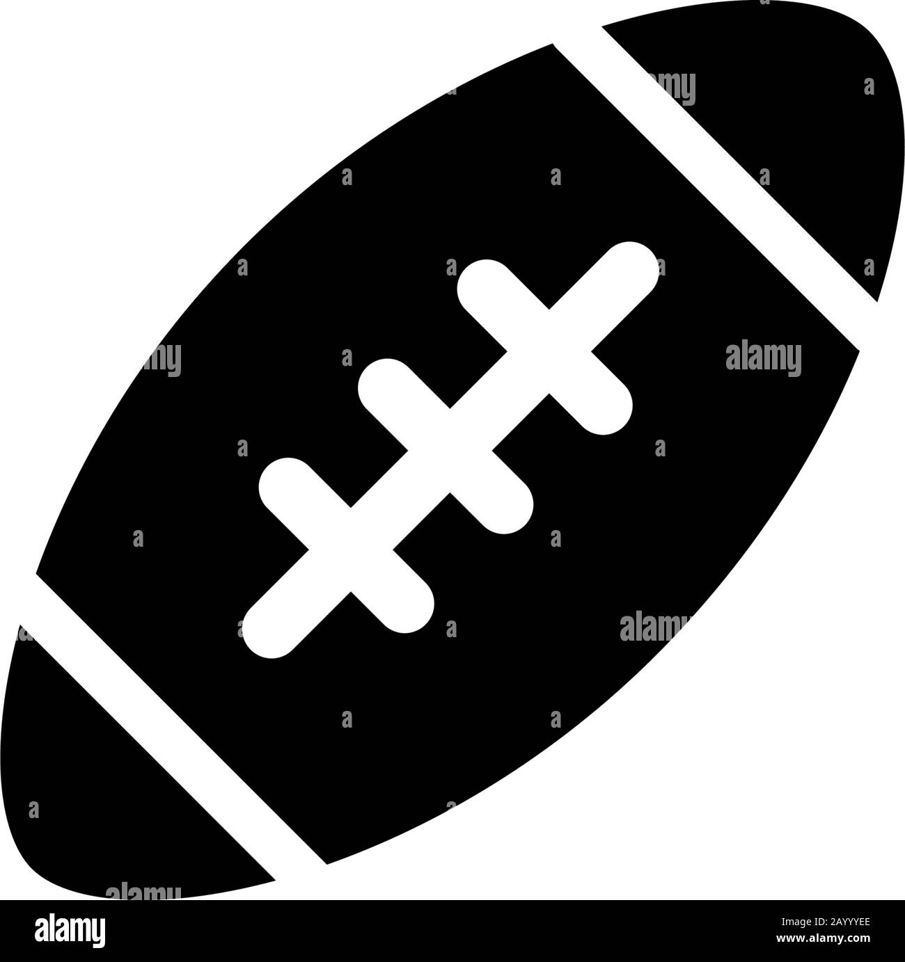 American football symbol Stock Vector Images - Alamy