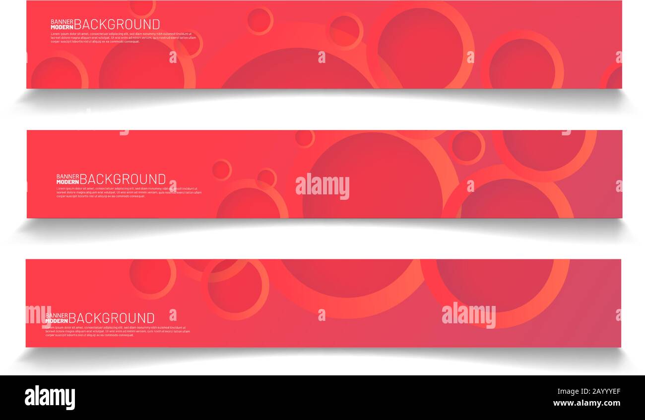 Collection of rectangular banners. Abstract vector background for your ...