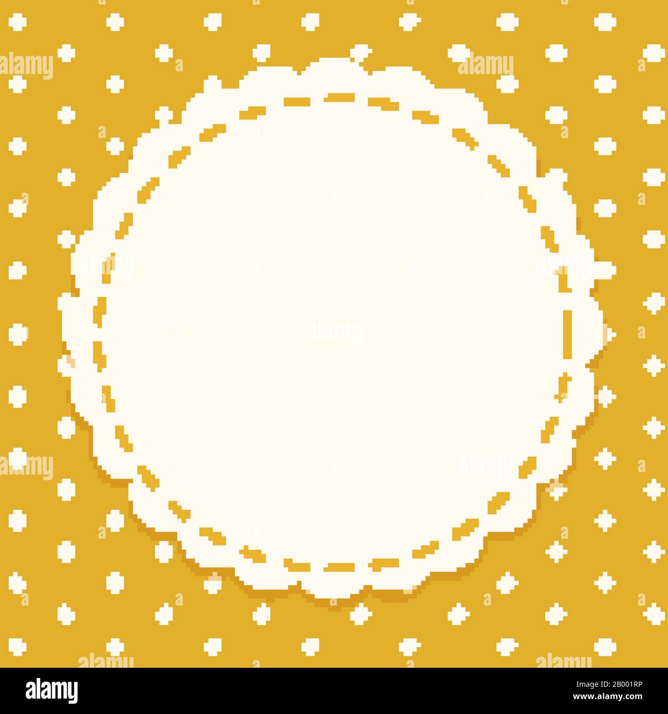 Background template with round frame illustration Stock Vector Image ...