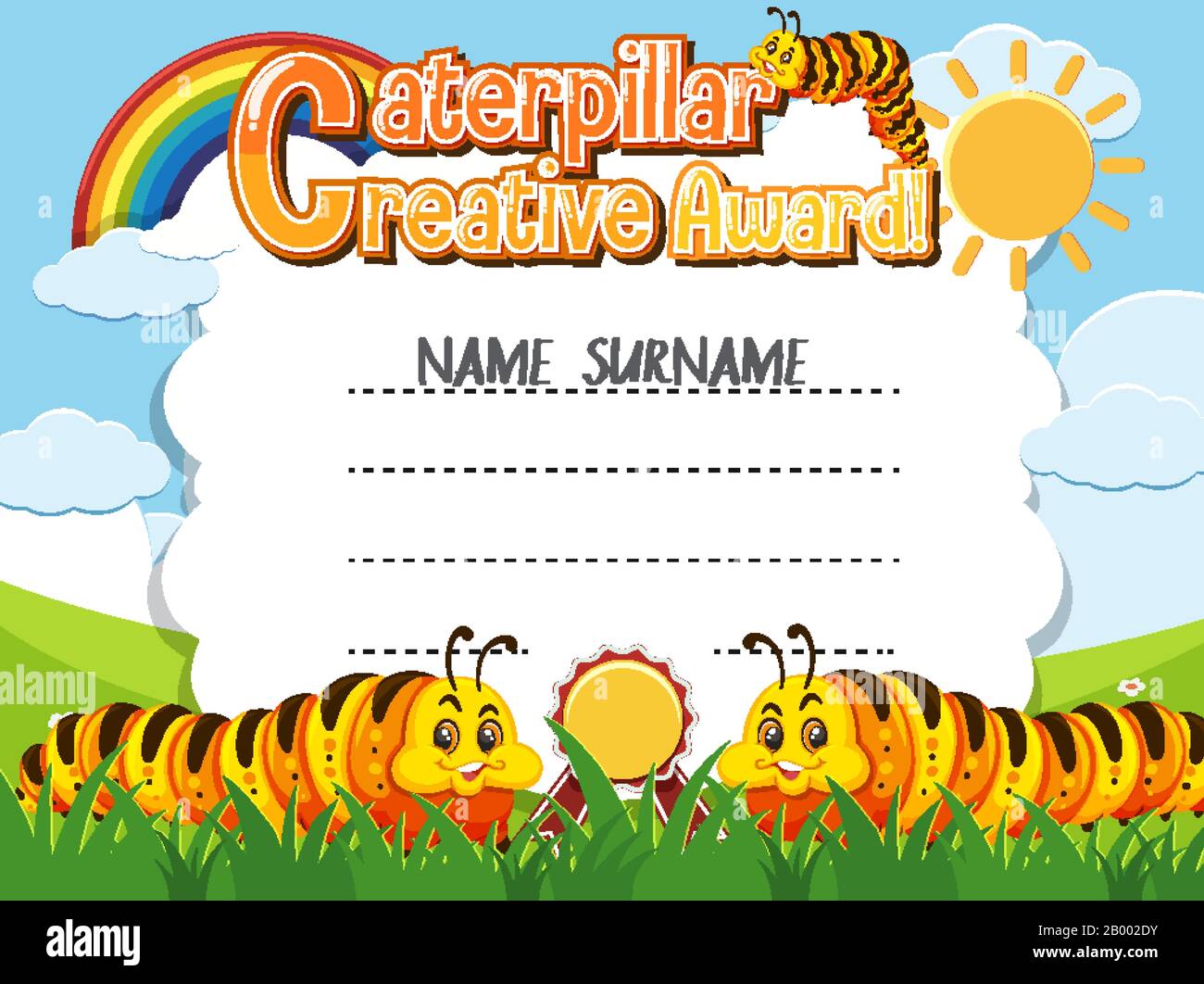 Bee Certificate Template