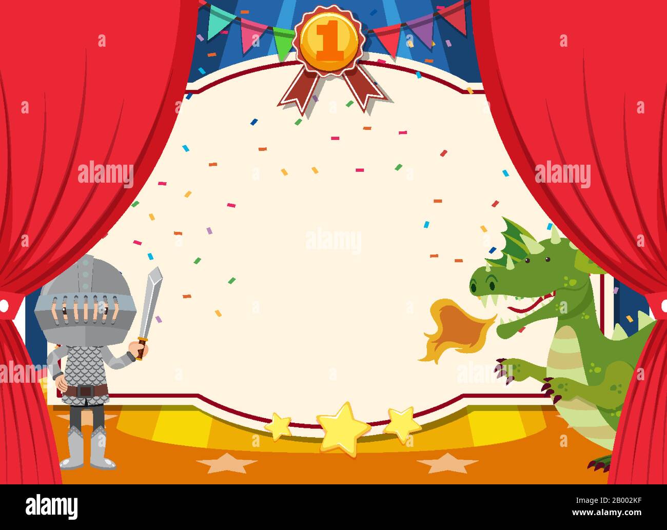 Mythical dragon frame clipart hi-res stock photography and images - Alamy