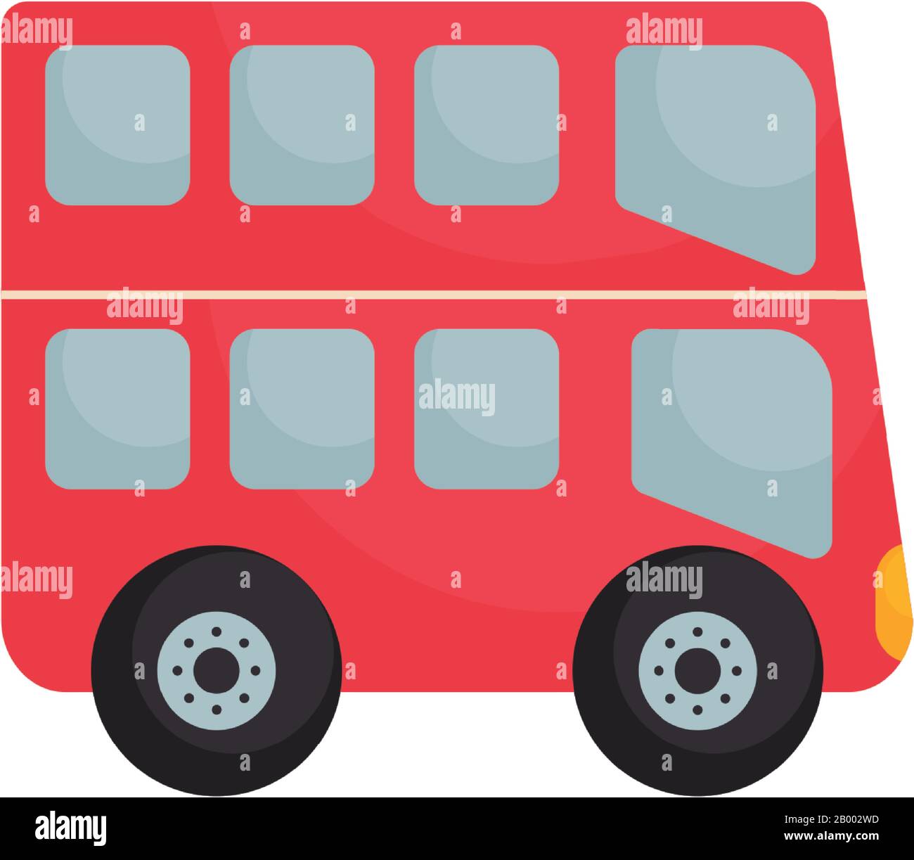 Bus vehicle flat style icon design, Transportation travel trip urban ...