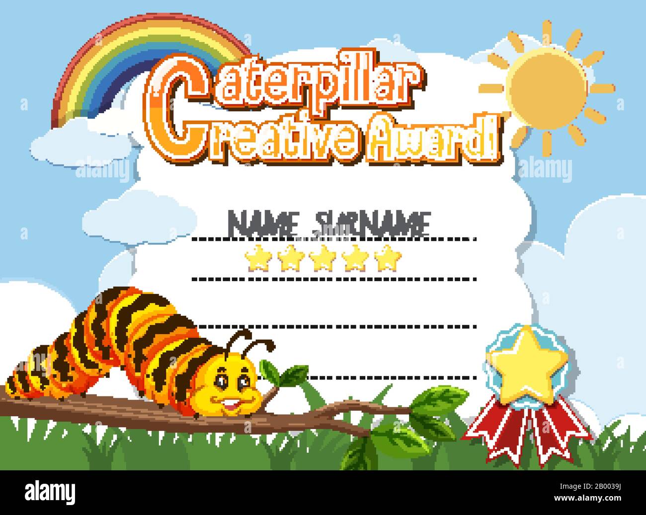 Bee Certificate Template