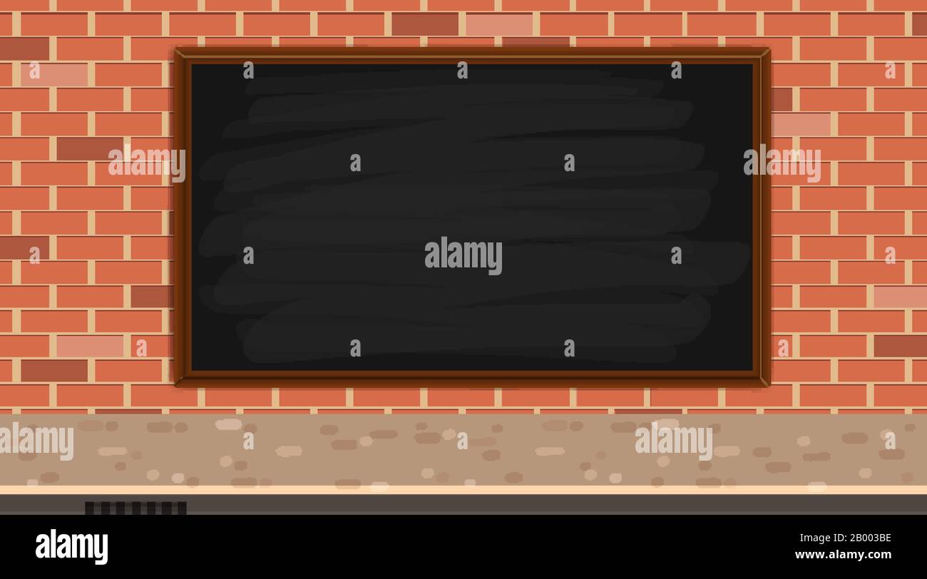 Border template on brickwall illustration Stock Vector Image & Art - Alamy