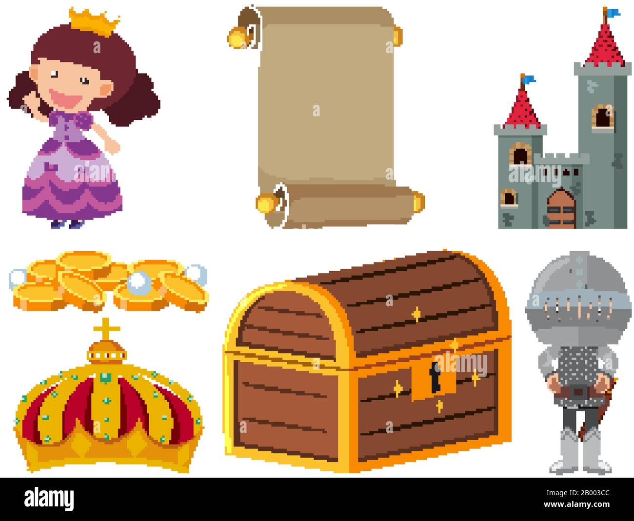 The princess series Stock Vector Images - Alamy