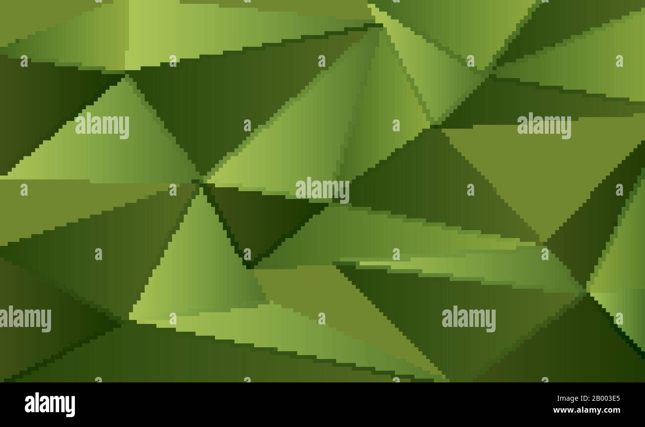 Background template with green patterns illustration Stock Vector Image ...