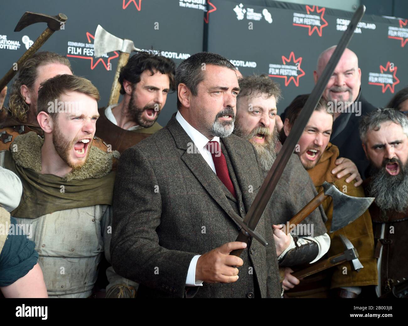 Angus MacFadyen attends the World premiere of "Robert the Bruce" at the ...