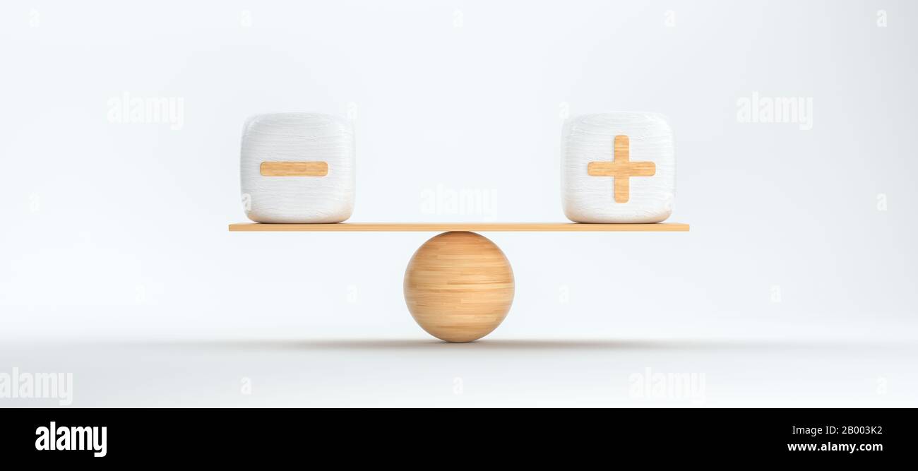 Plus minus scales hi-res stock photography and images - Alamy