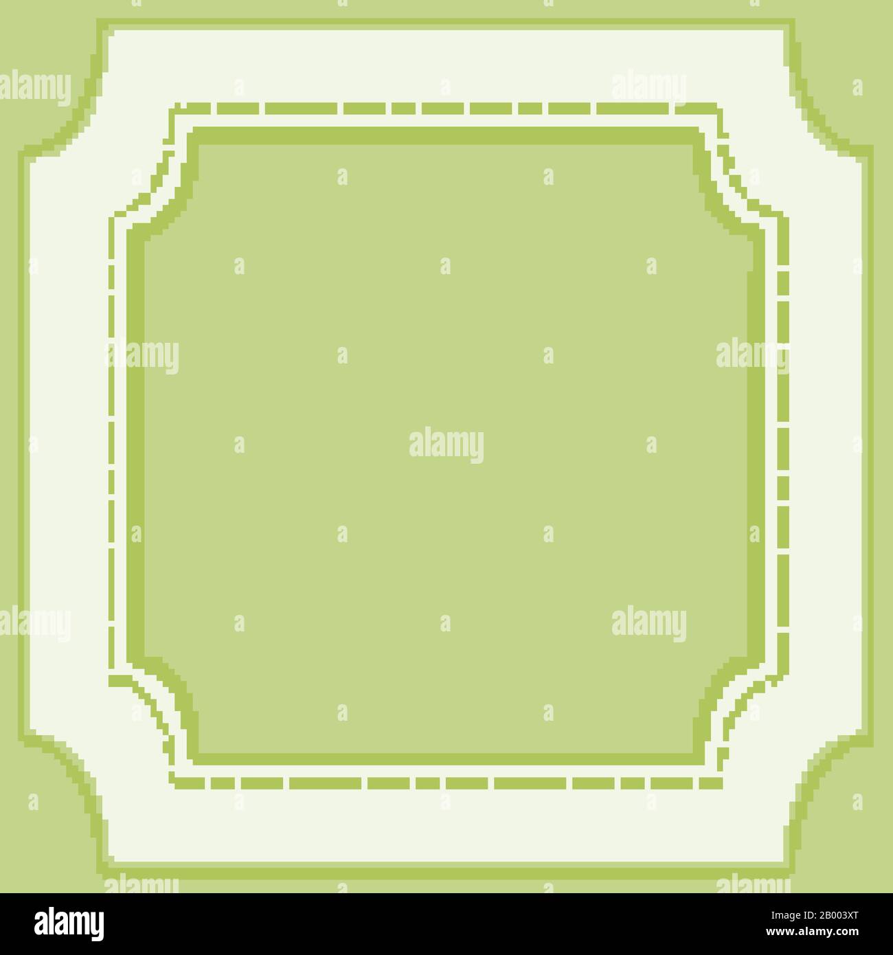 Green background template with frame illustration Stock Vector Image ...