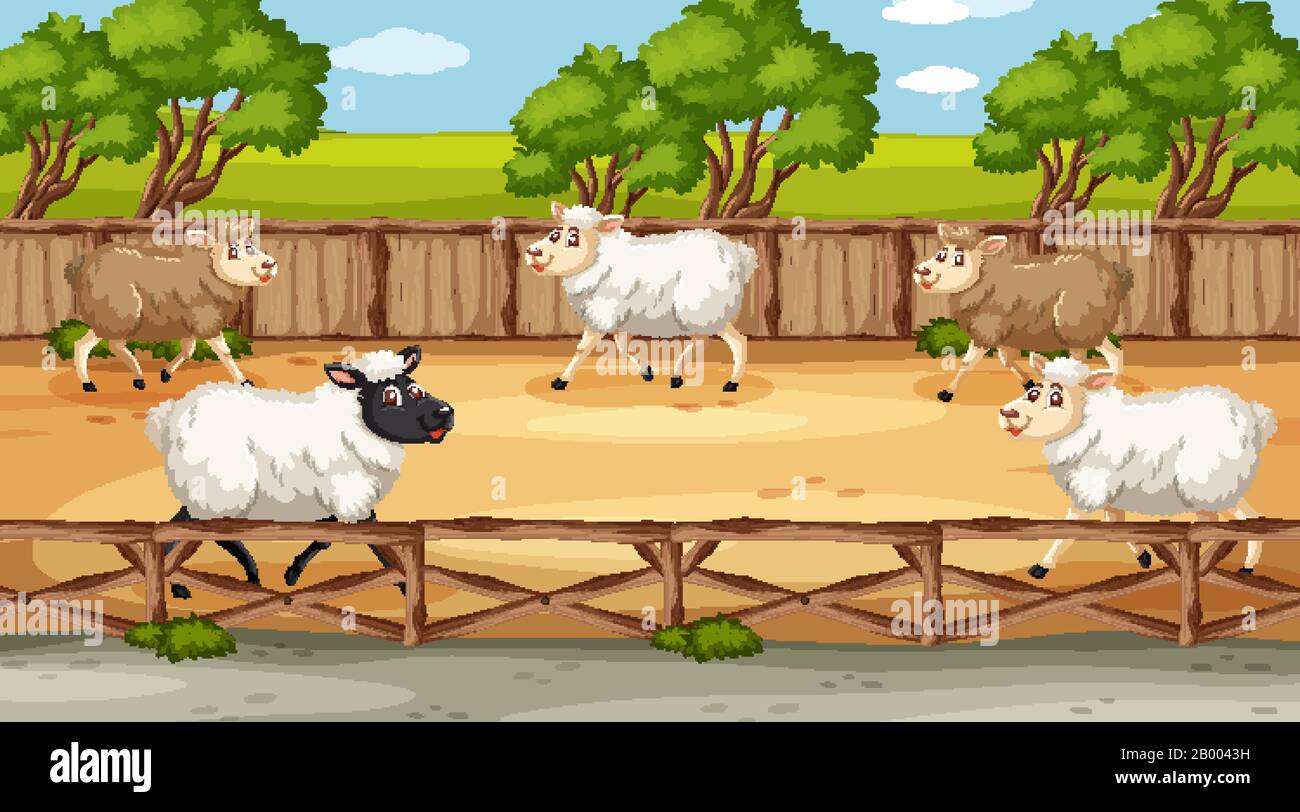 Sheep Pen Clipart