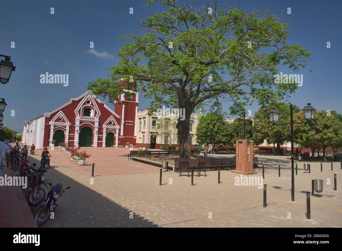 Iglesia de San Francisco in colonial Santa Cruz de Mompox, Bolivar ...