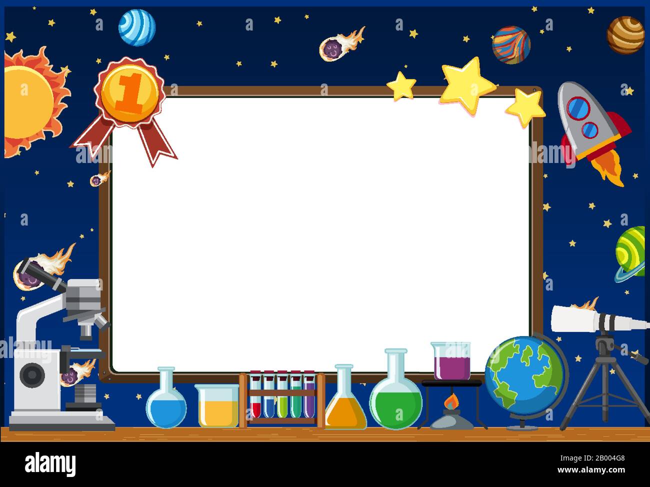 Science Borders Clip Art