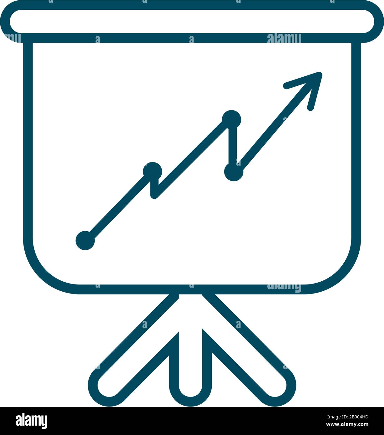 Workflow board line style icon design, Infographic data information business analytics and ...