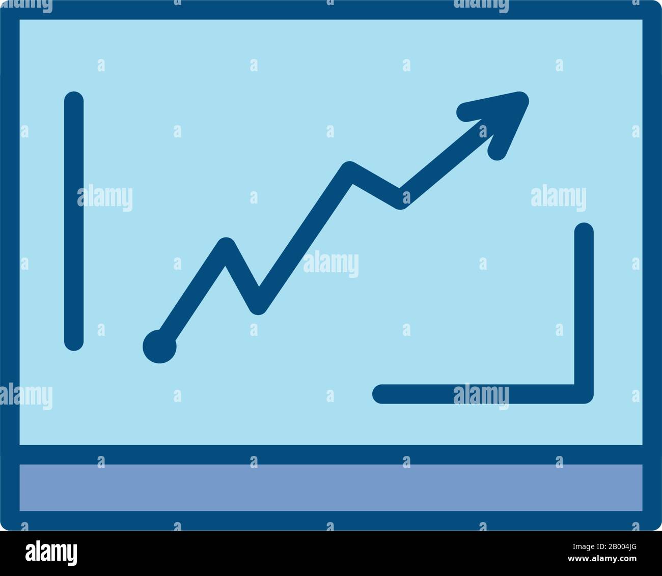 Workflow board line and fill style icon design, Infographic data information business analytics ...