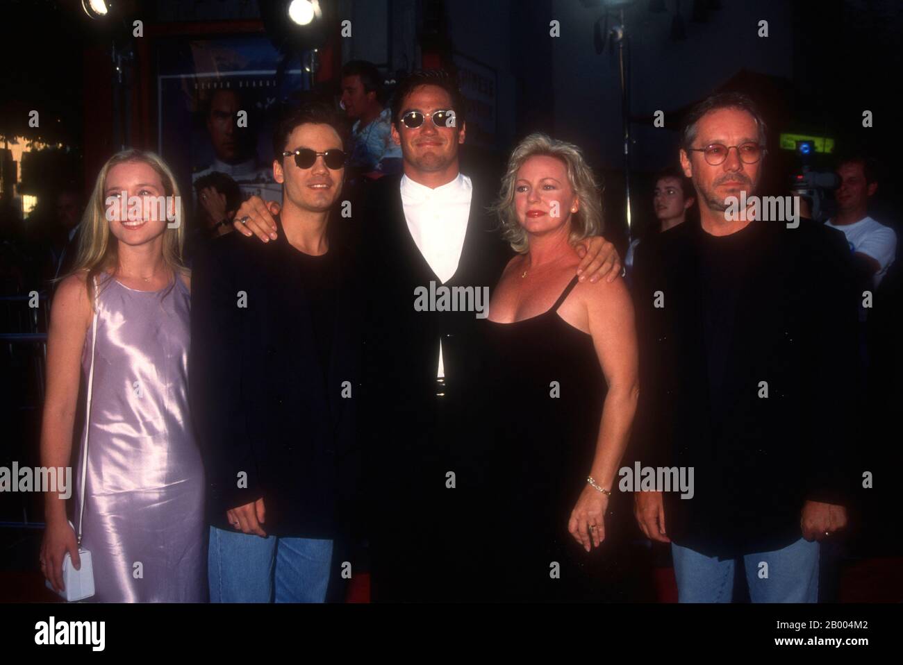 Hollywood, California, USA 10th July 1995 (L-R) Krisinda Cain, musician ...