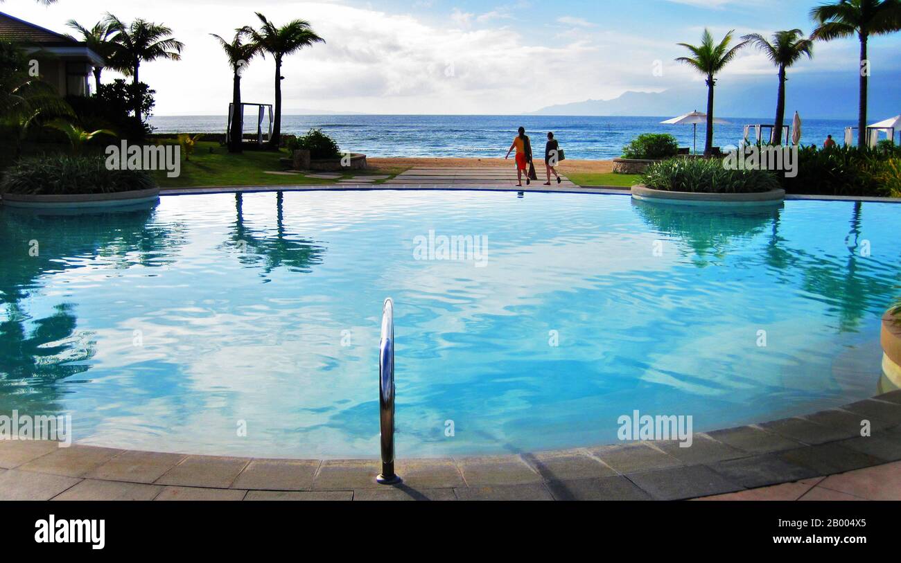 Misibis Bay, Albay region, Bicol, Philippines, is a luxury beach resort ...