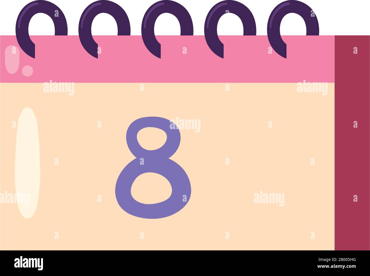 Eight calendar fill style icon design of Womens day empowerment female ...