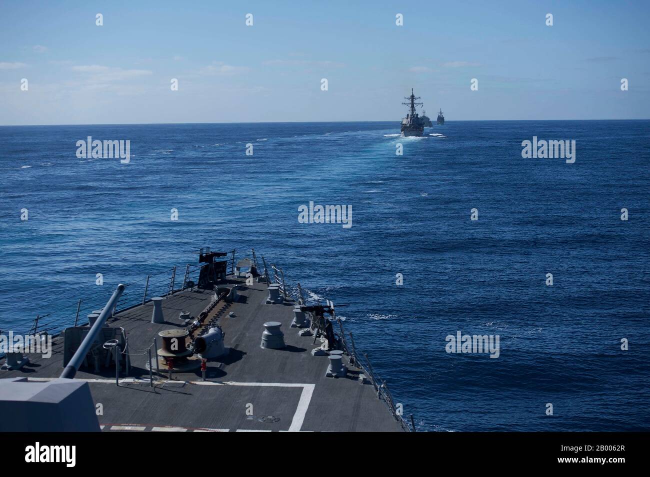 Guided missile destroyer uss john paul jones ddg 53 hi-res stock ...