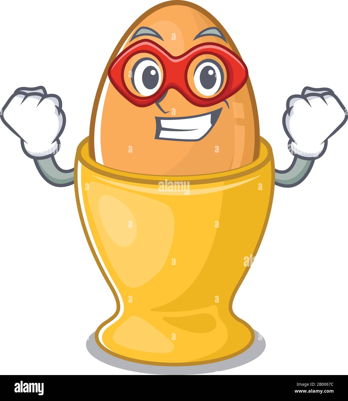 Cartoon illustration egg super hero hi-res stock photography and images ...