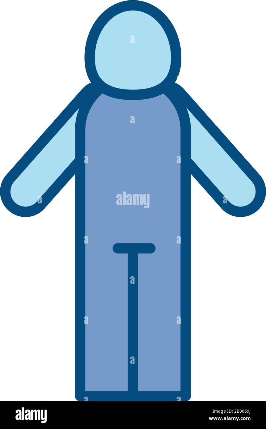 Avatar line and fill style icon design of Person profile social ...