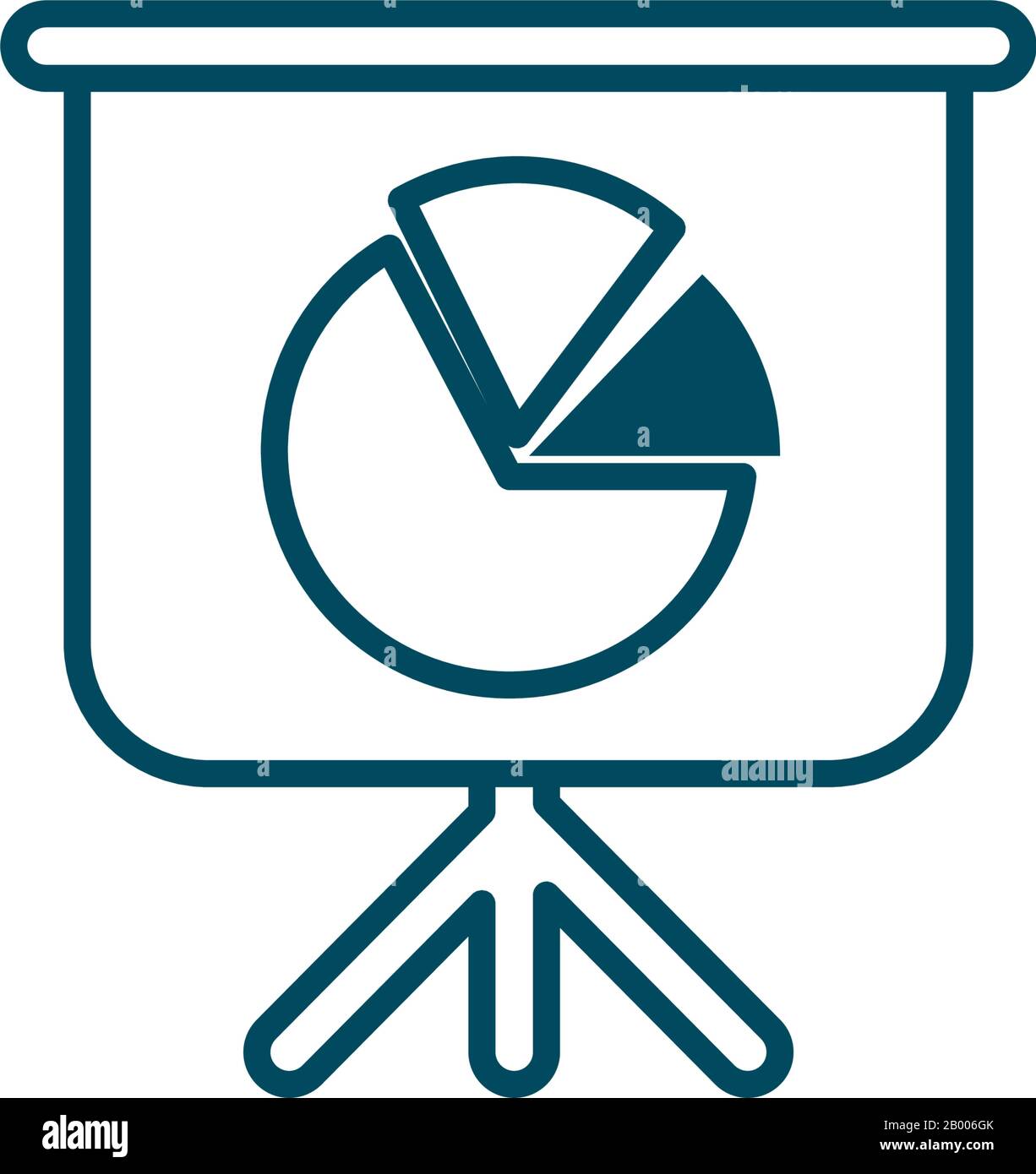 Workflow board line style icon design, Infographic data information business analytics and ...