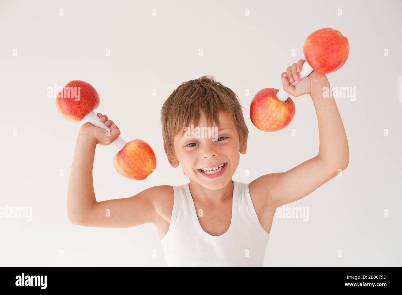 Lifting heavy weight child hi-res stock photography and images - Alamy