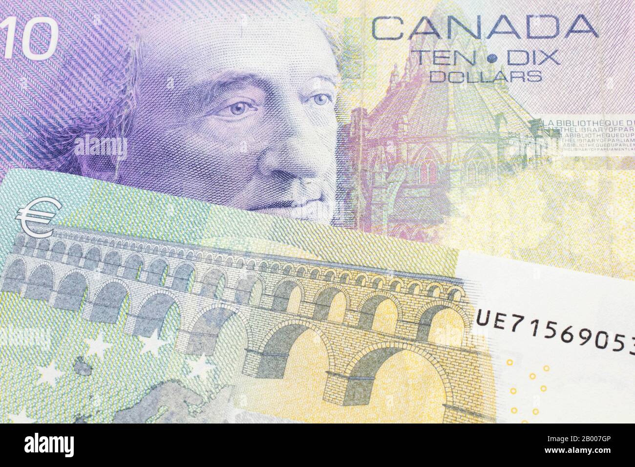 Ten Canadian Dollar Bill High Resolution Stock Photography and Images ...