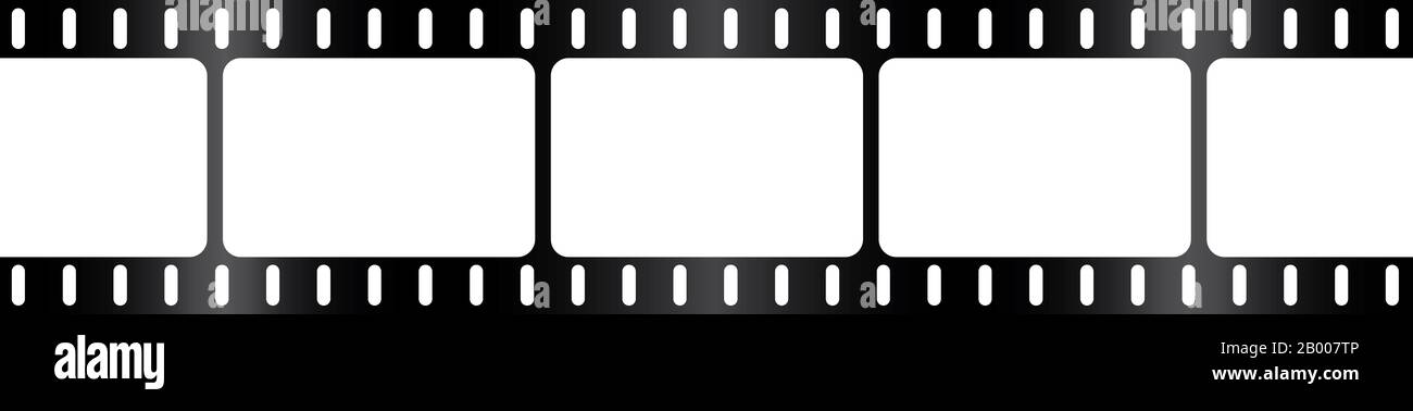Movie film strip cut out hi-res stock photography and images - Alamy