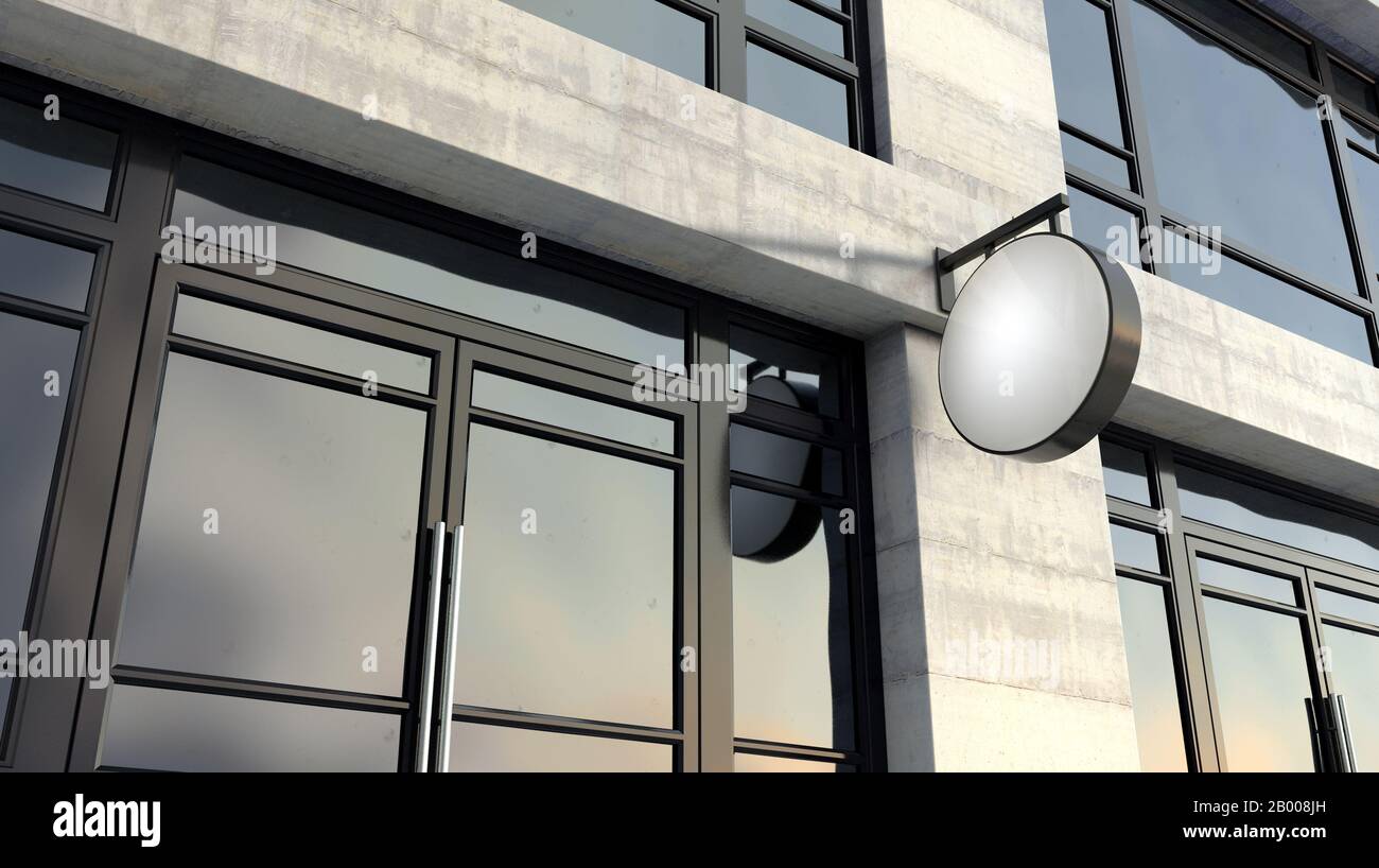 Round signage hi-res stock photography and images - Alamy