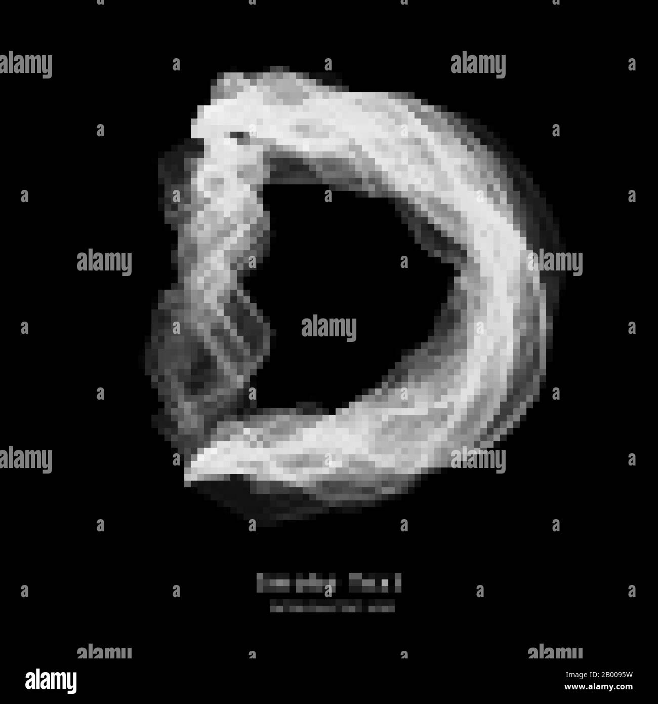 Abstract smoke upper case alphabet letter text art smoky pen brush ...