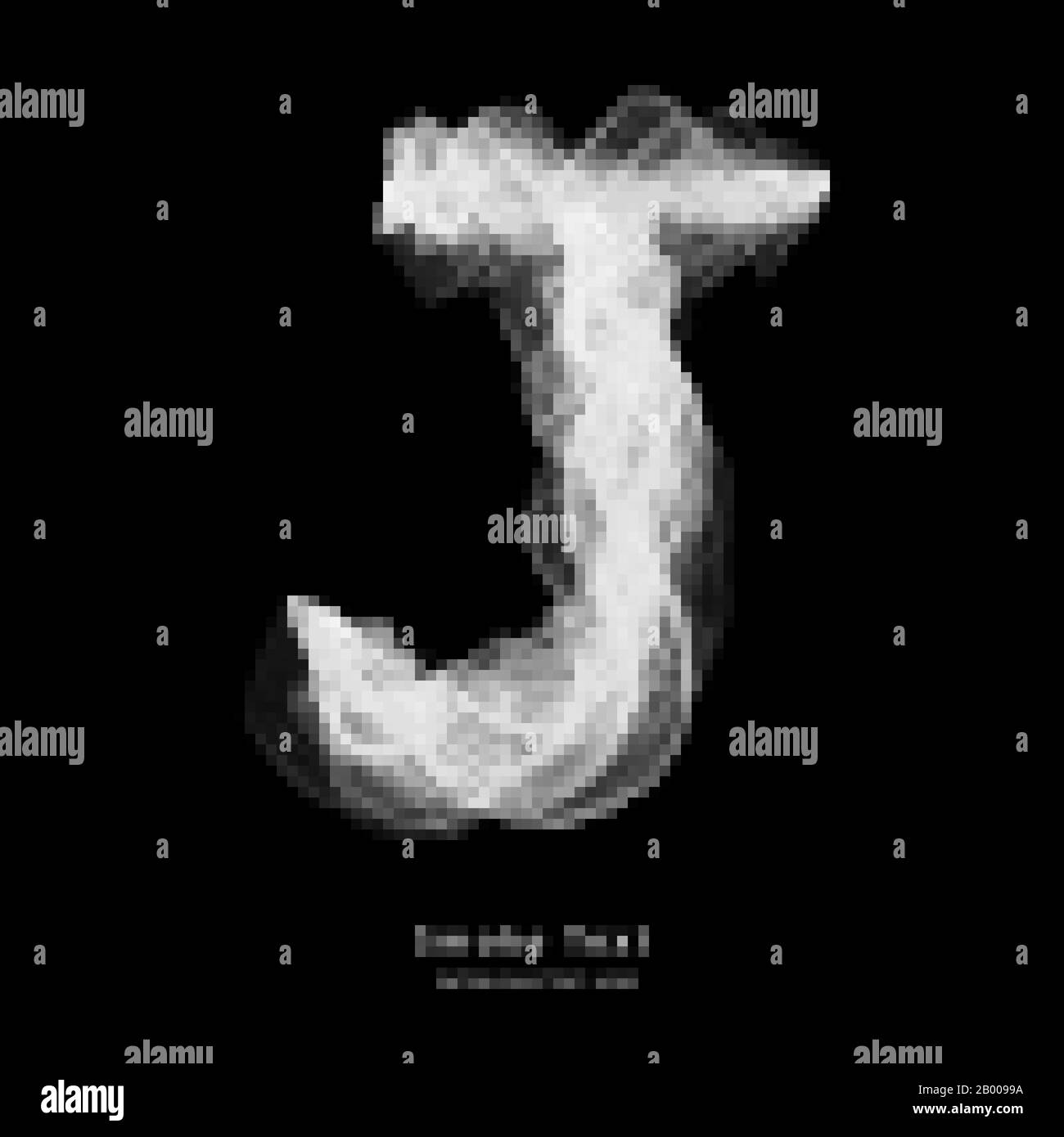 Abstract smoke upper case alphabet letter text art smoky pen brush ...