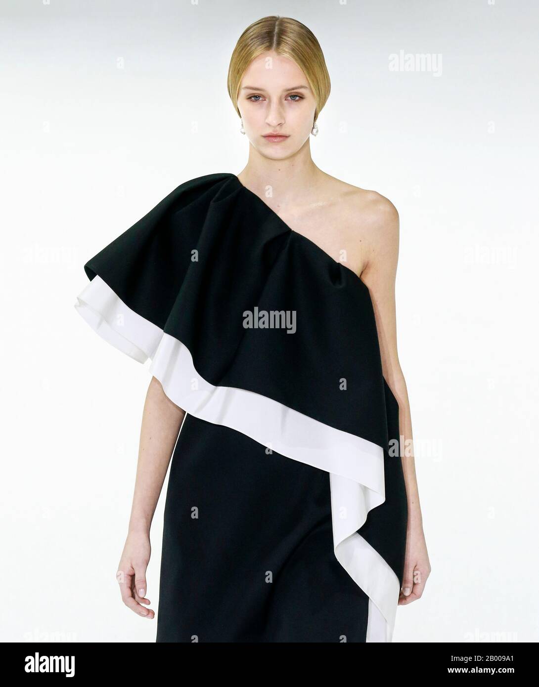 New York, NY - February 10, 2020: Isabelle Schilling walks the runway ...