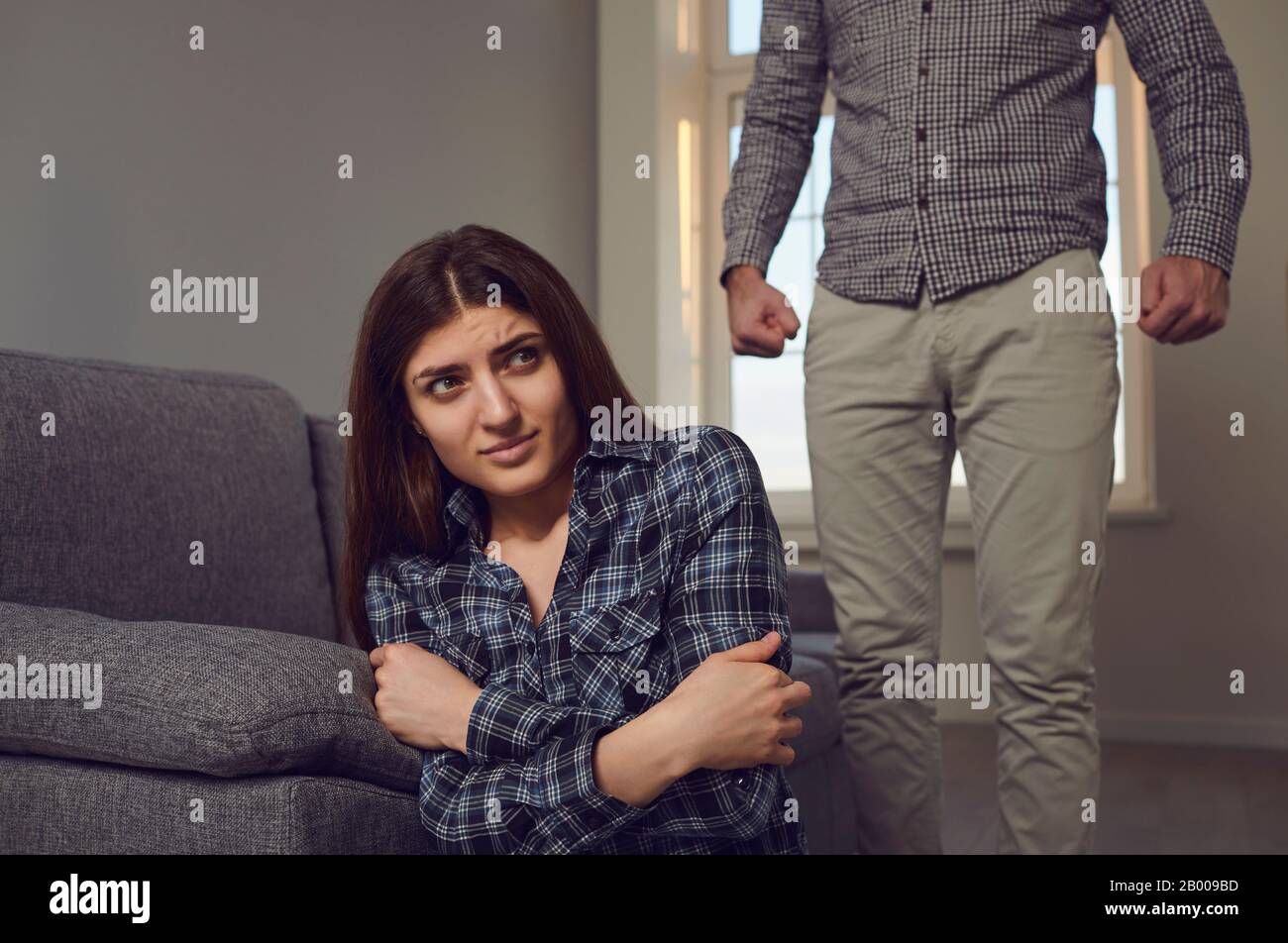 Abused girl crying hi-res stock photography and images - Alamy